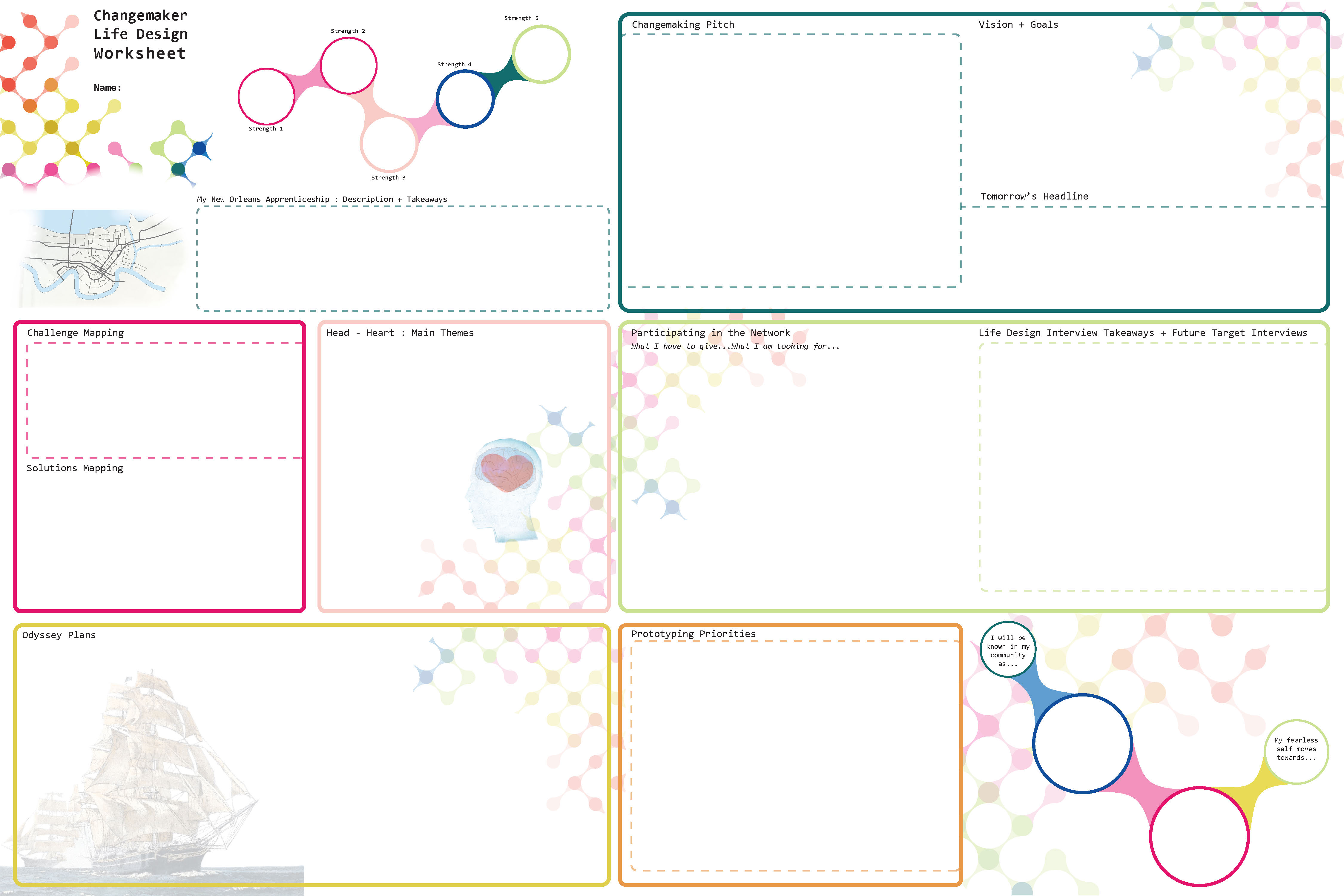 Changemaking Life Design Canvases | Julia Lang Portfolio